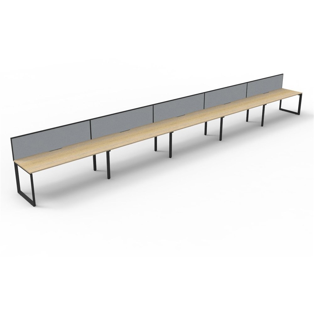 Office Furniture - Rapidline Deluxe Infinity Desk Loop Leg Single Sided ...