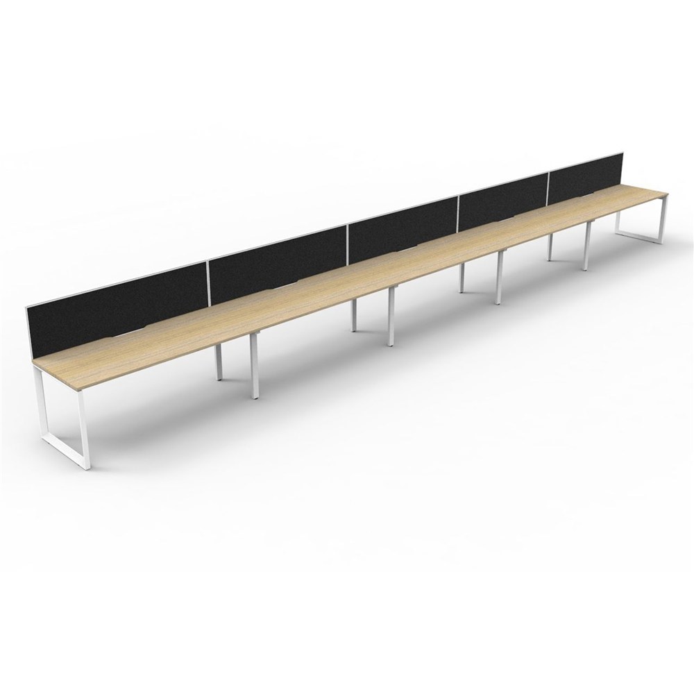 Office Furniture - Rapidline Deluxe Infinity Desk Loop Leg Single Sided ...