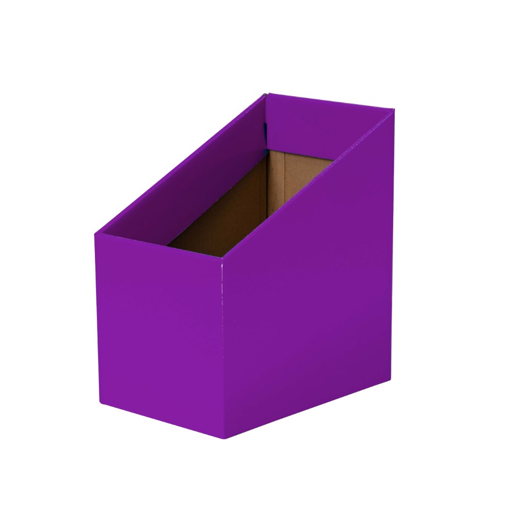 Filing & Storage - Visionchart Creative Kids Cardboard Book Box Purple ...