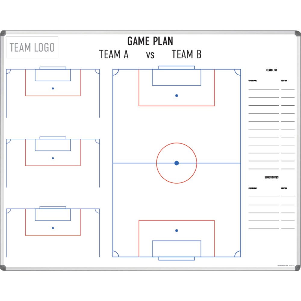 Whiteboards & Memo Boards - Visionchart Coaches Tactical Whiteboard ...