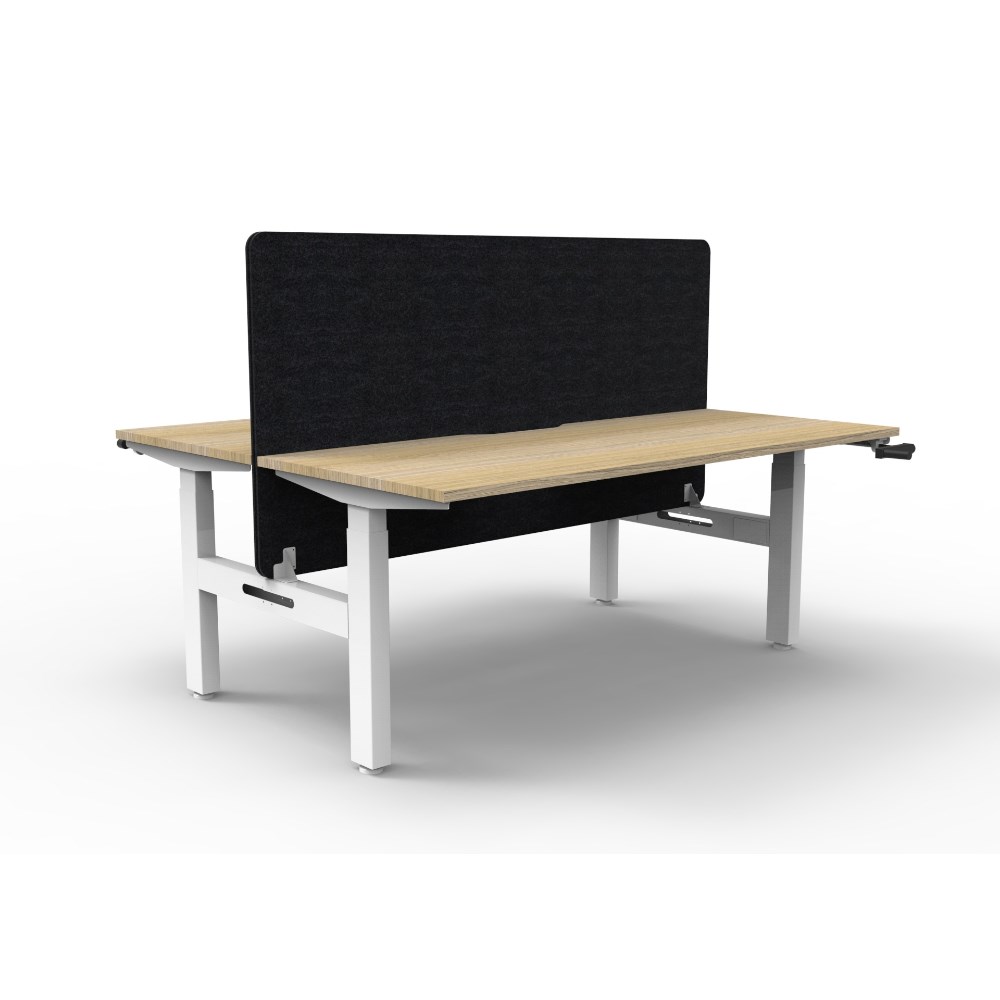 Office Furniture - Rapidline Boost Manual Height Adjust B2B Workstation ...