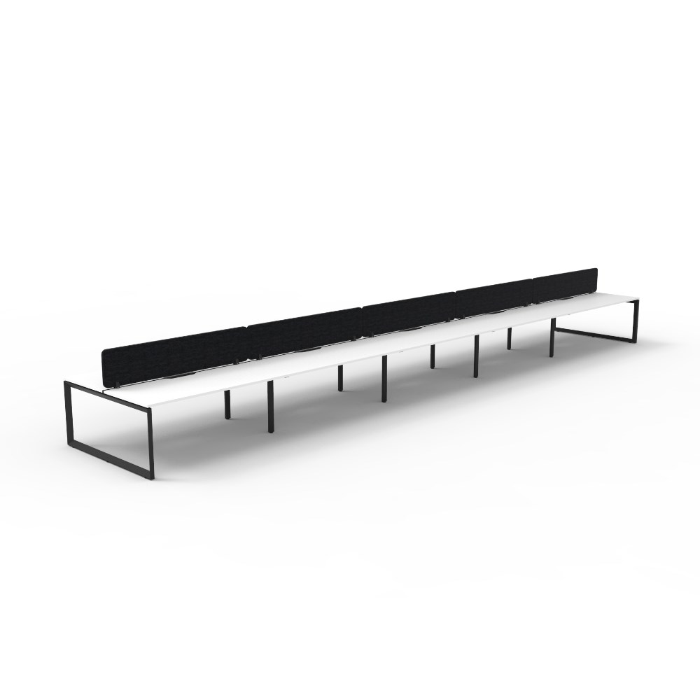 Office Furniture - Rapidline Deluxe Infinity Desk Loop Leg Double Sided ...