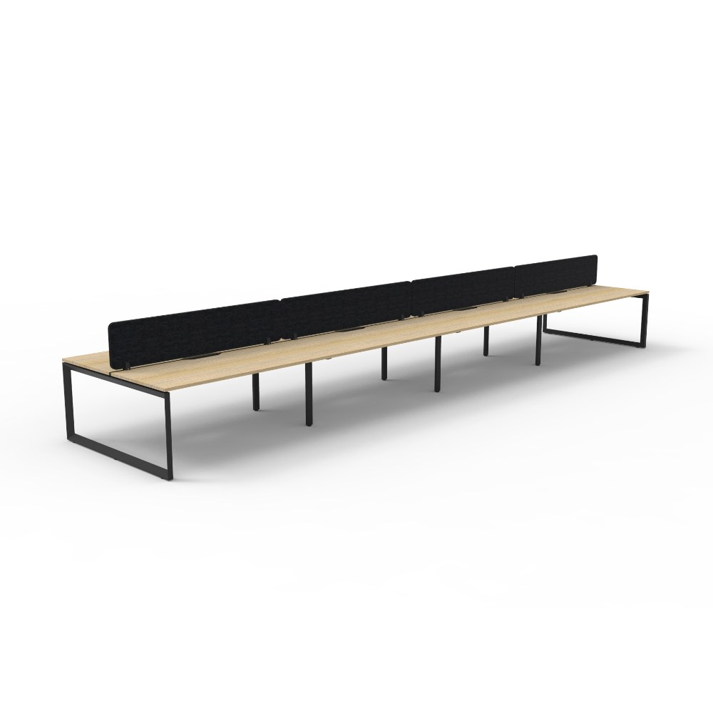 Office Furniture - Rapidline Deluxe Infinity Desk Loop Leg Double Sided ...