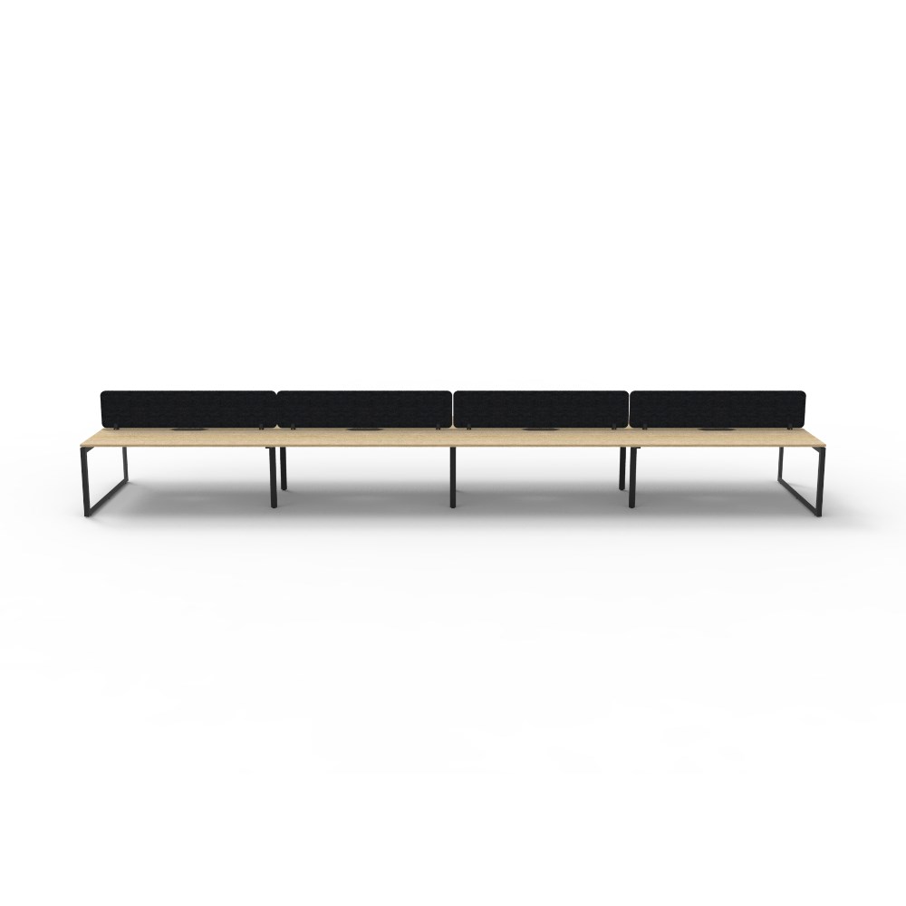 Office Furniture - Rapidline Deluxe Infinity Desk Loop Leg Double Sided ...