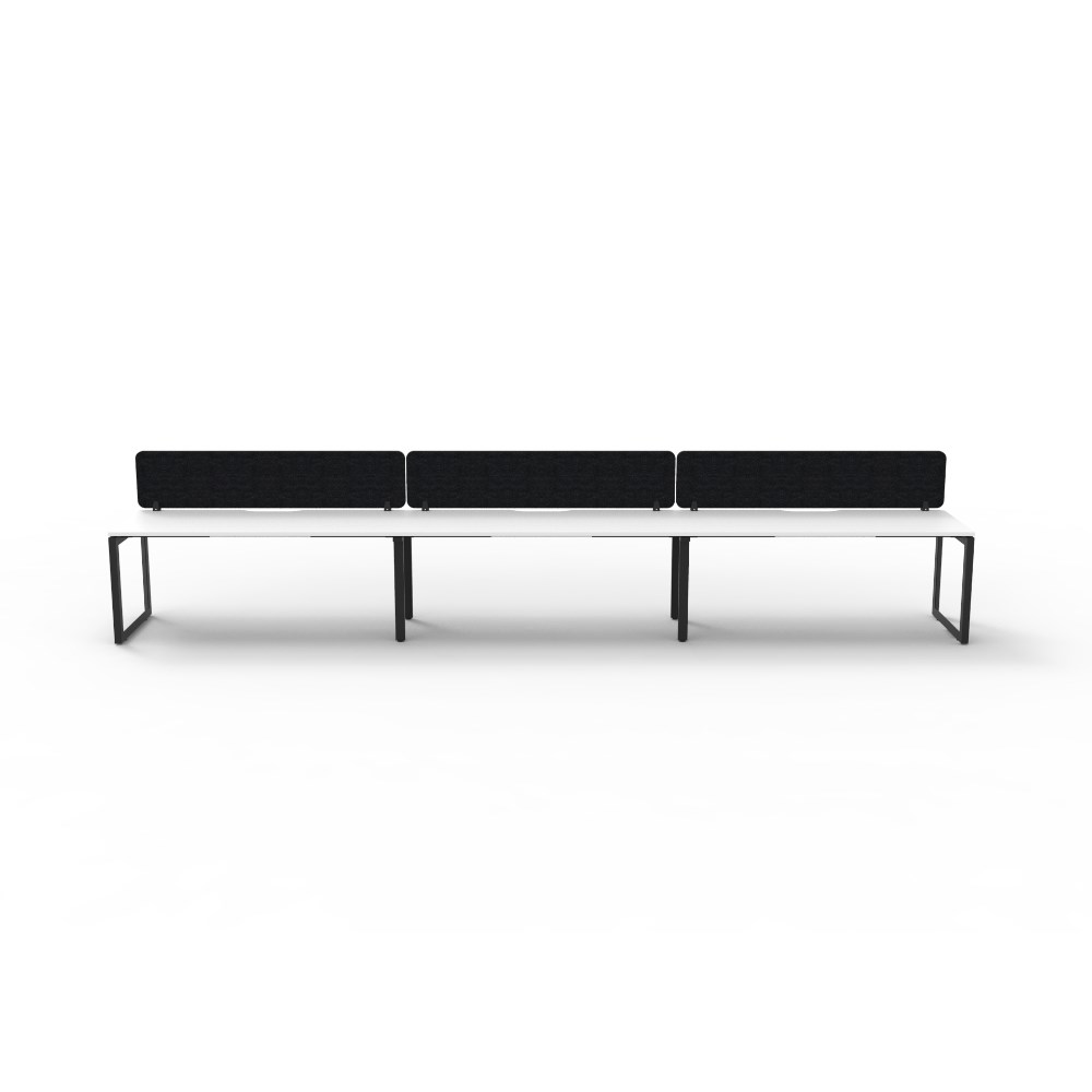 Office Furniture - Rapidline Deluxe Infinity Desk Loop Leg Single Sided ...