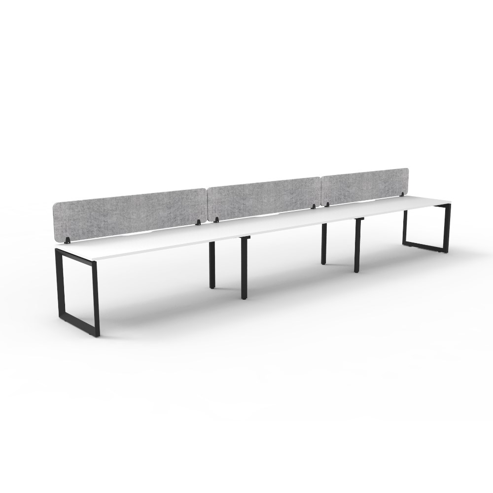 Office Furniture - Rapidline Deluxe Infinity Desk Loop Leg Single Sided ...