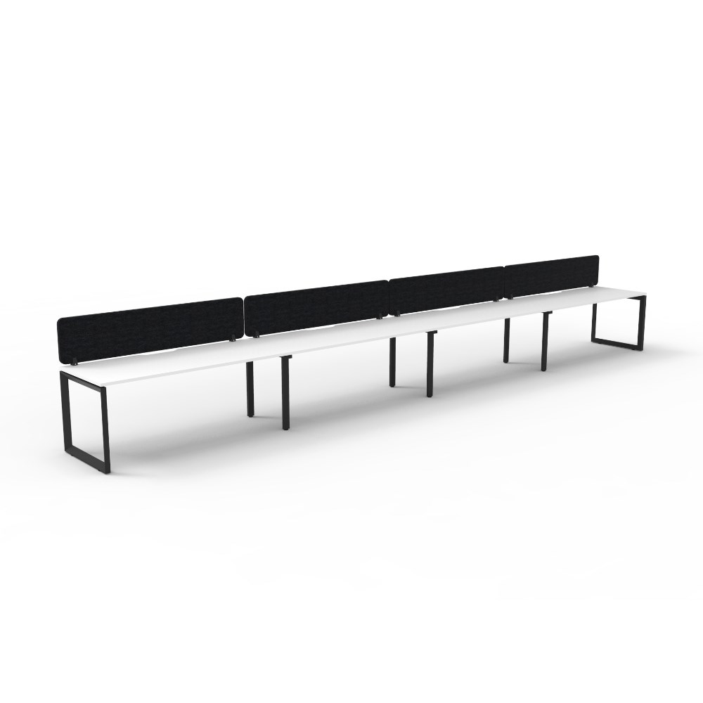 Office Furniture - Rapidline Deluxe Infinity Desk Loop Leg Single Sided ...