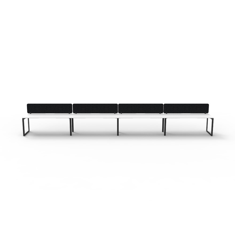 Office Furniture - Rapidline Deluxe Infinity Desk Loop Leg Single Sided ...
