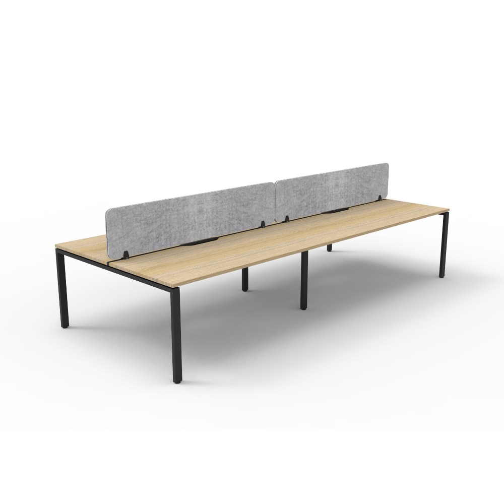 Office Furniture - Rapidline Deluxe Infinity Desk Profile Leg Double ...