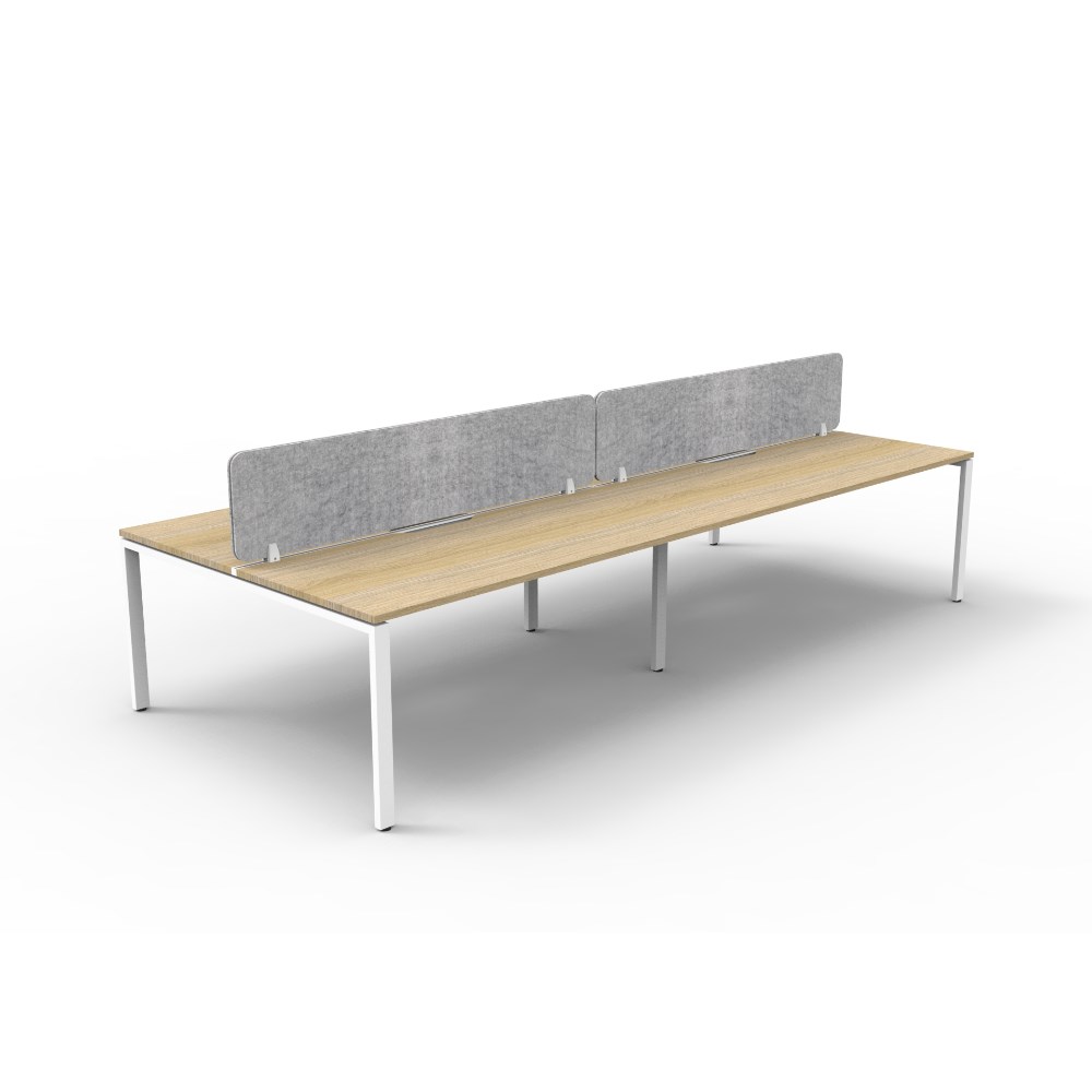 Office Furniture - Rapidline Deluxe Infinity Desk Profile Leg Double ...