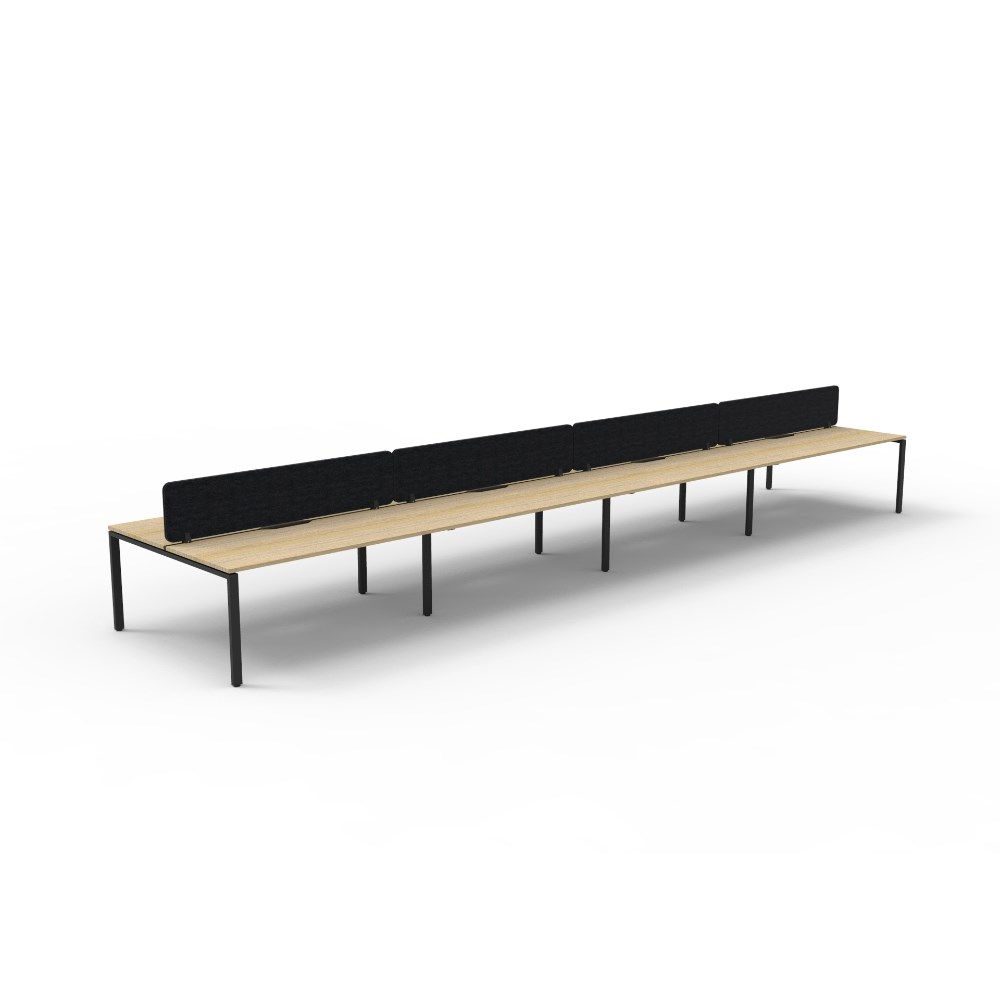 Office Furniture - Rapidline Deluxe Infinity Desk Profile Leg Double ...