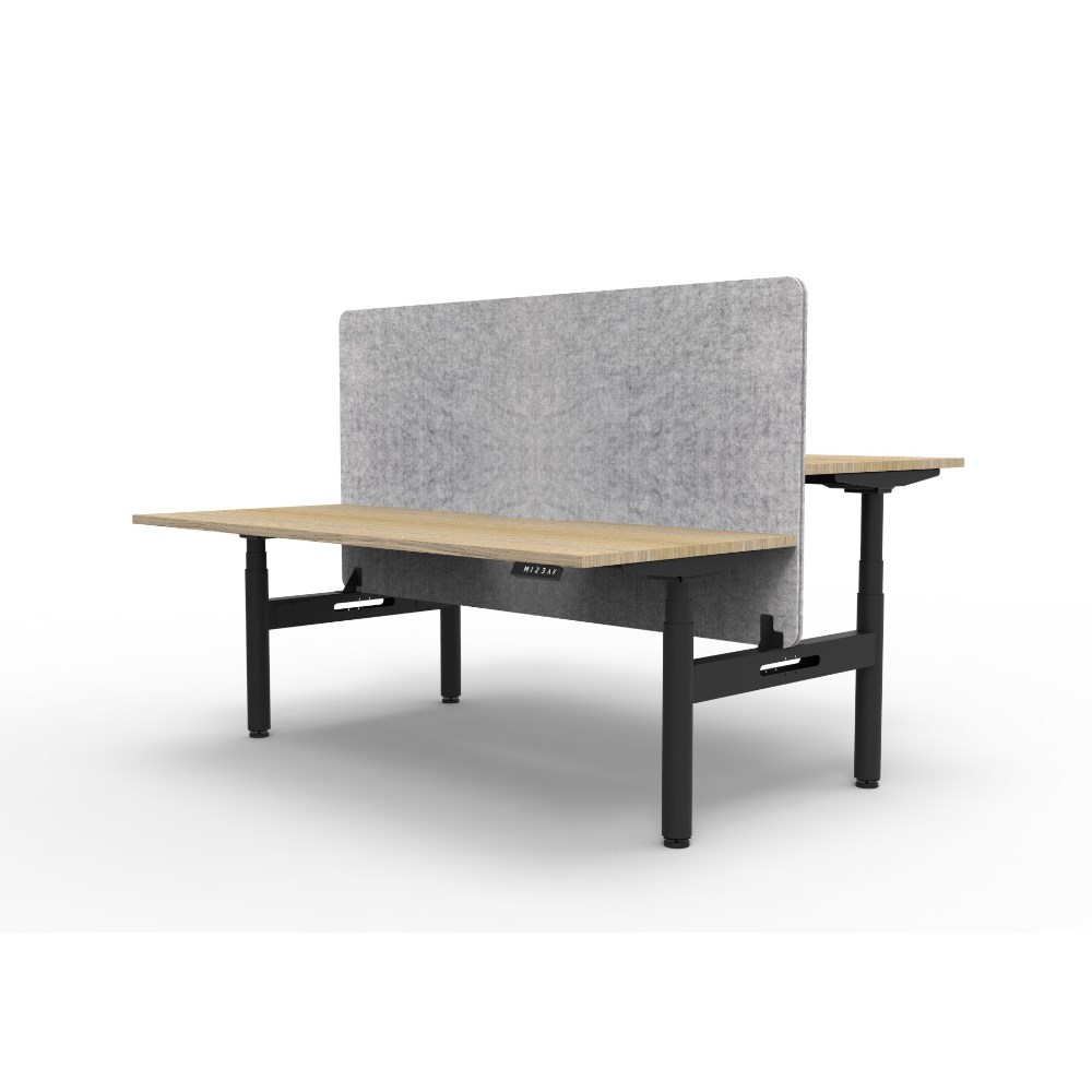 Office Furniture - Rapidline HALO+ Back to Back Workstation Grey Eco ...