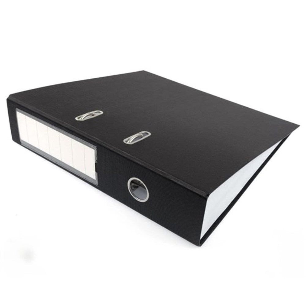Binders & Folders - Bibbulmun Linen PE Lever Arch File A4 Black ...